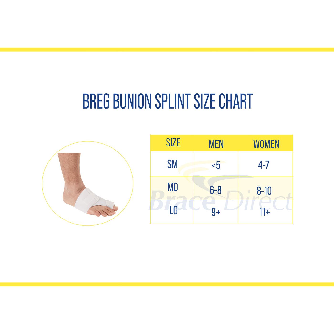 Breg Bunion Correction Splint for Toe Alignment & Pain Relief ...