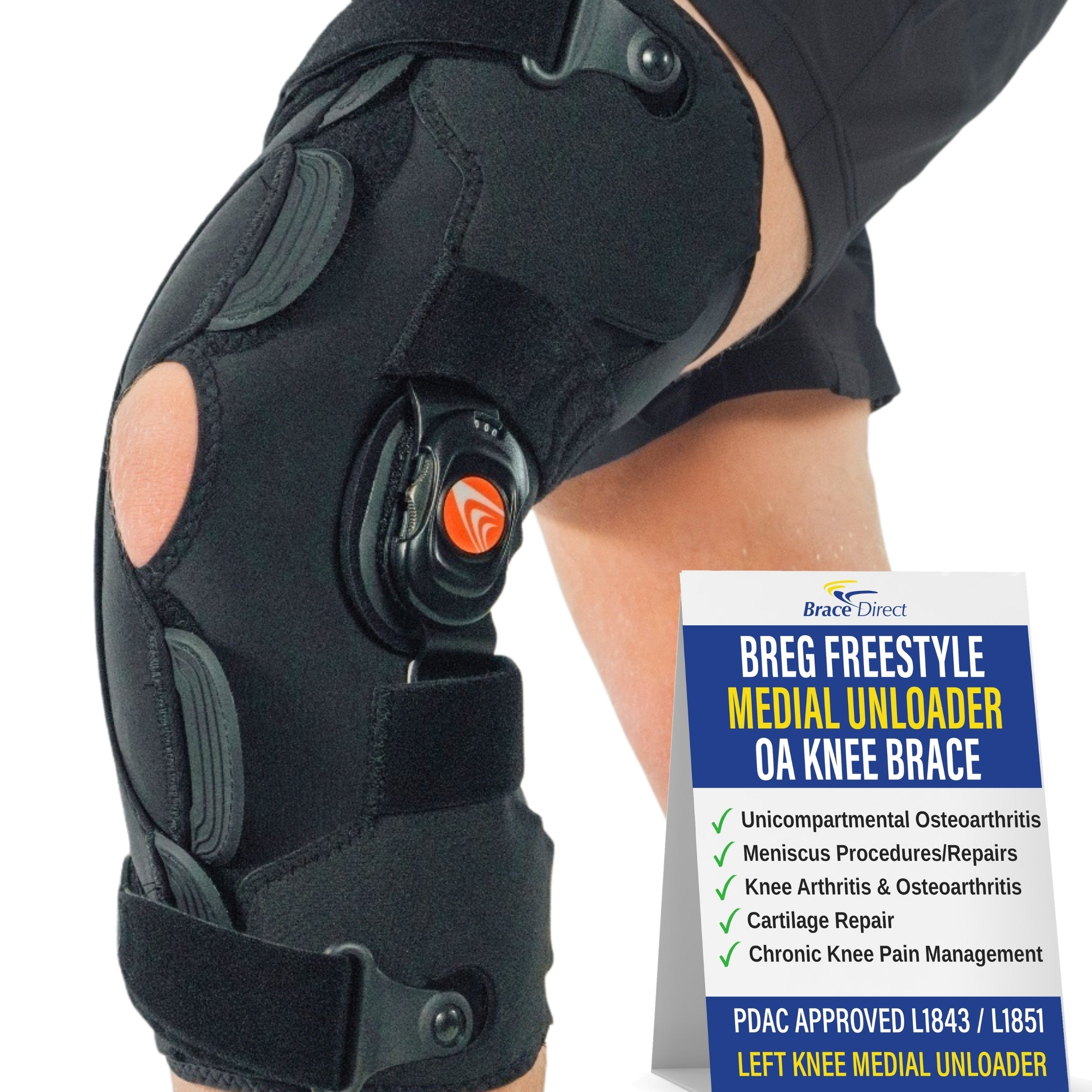 Best OA Unloader Knee Brace for Arthritis | Breg Freestyle OA Knee ...
