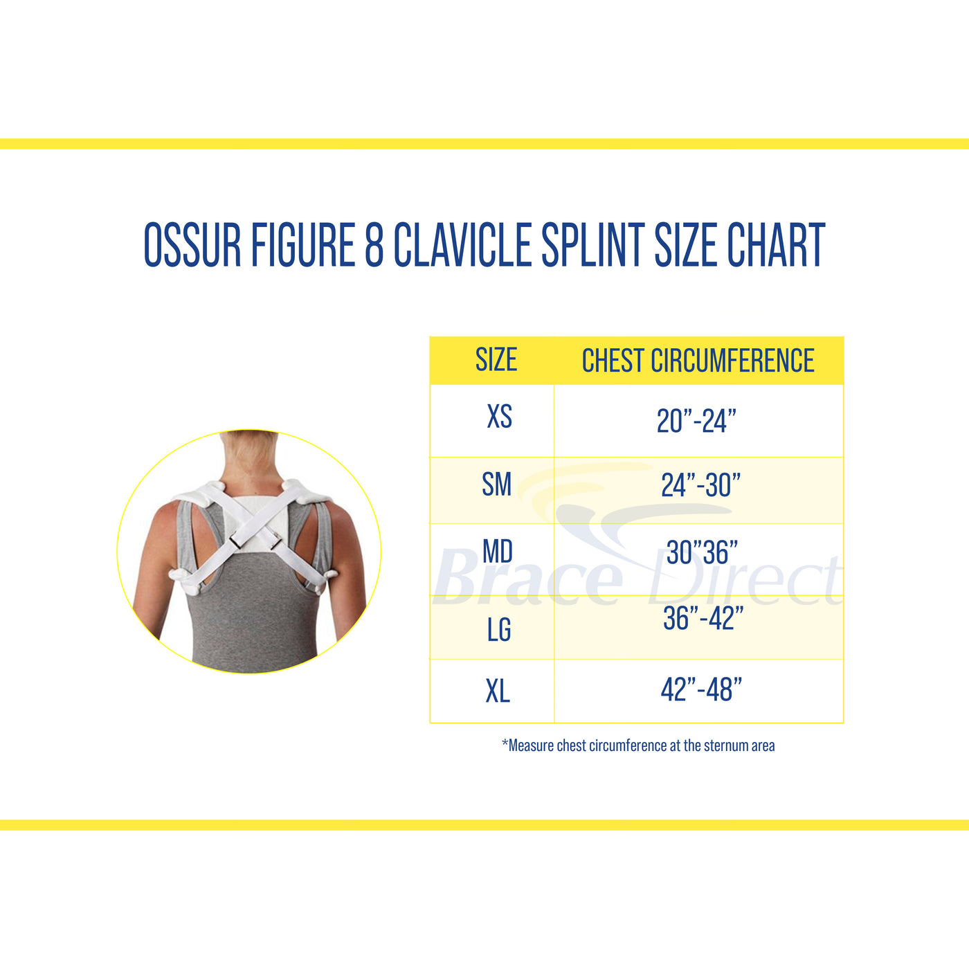 Ossur Figure 8 Clavicle Splint — Brace Direct