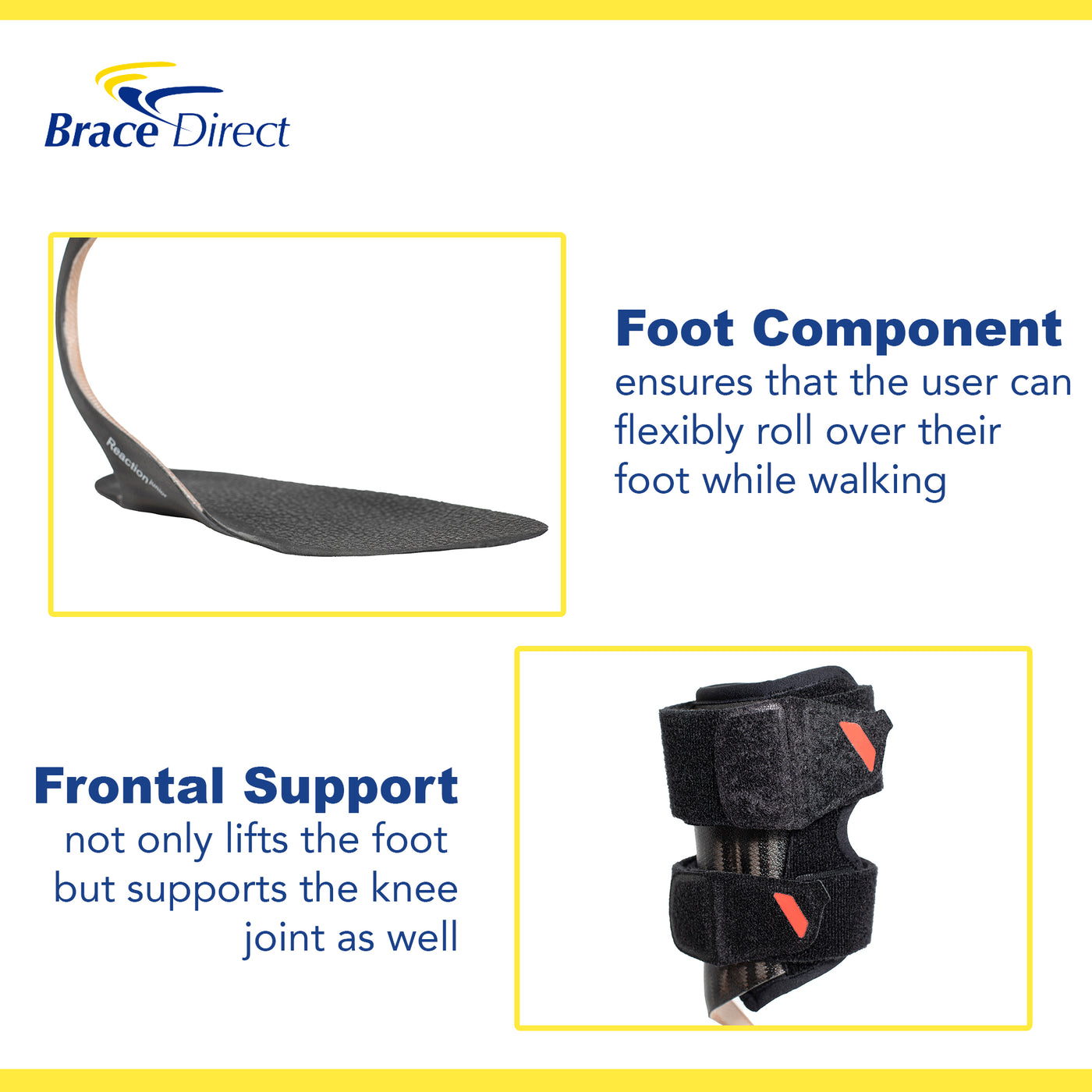 Best Pediatric AFO Brace for Foot Drop | Reaction Junior Carbon Fiber ...