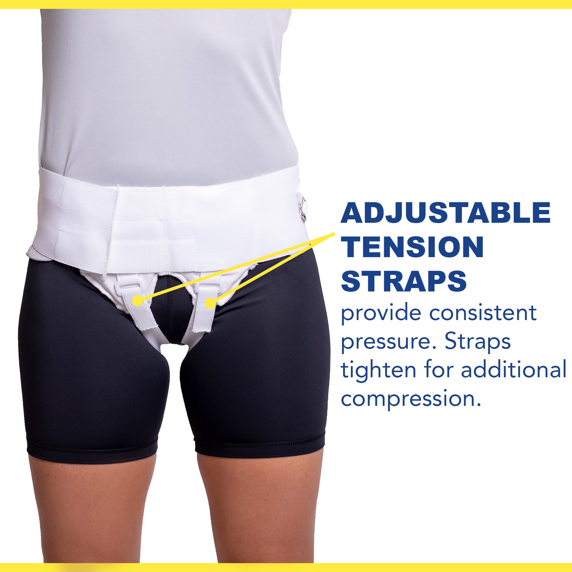 Brace Direct Groin Hernia Support Belt - Discreet, Adjustable Support ...