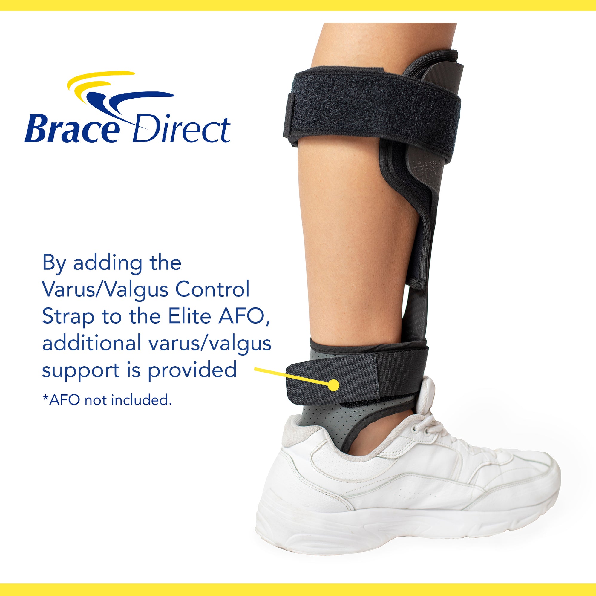 AFO Brace Ankle Control Strap | Elite Rehabilitator Enhancement ...