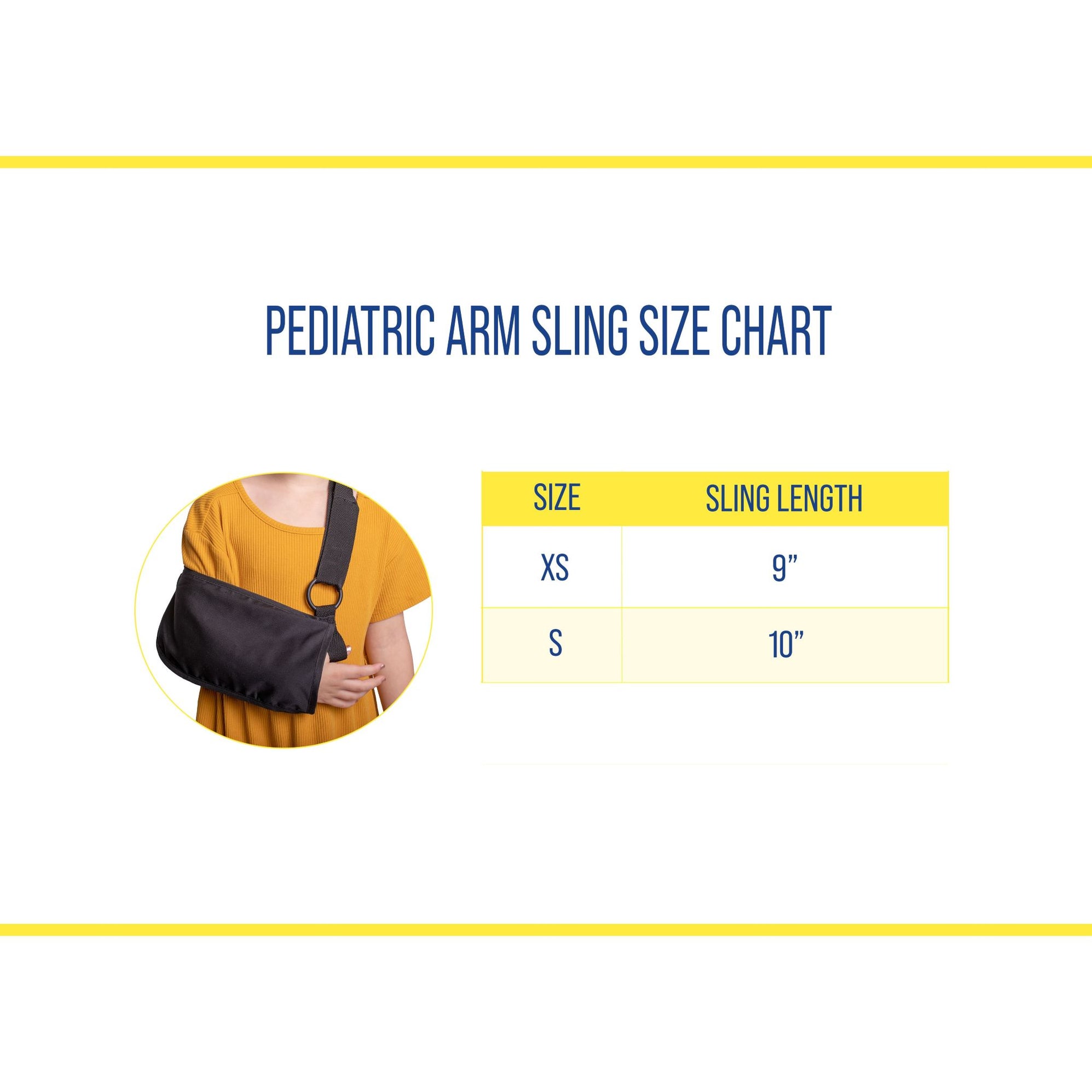 Brace Direct Pediatric Children's Arm Sling - Comfortable, Adjustable ...