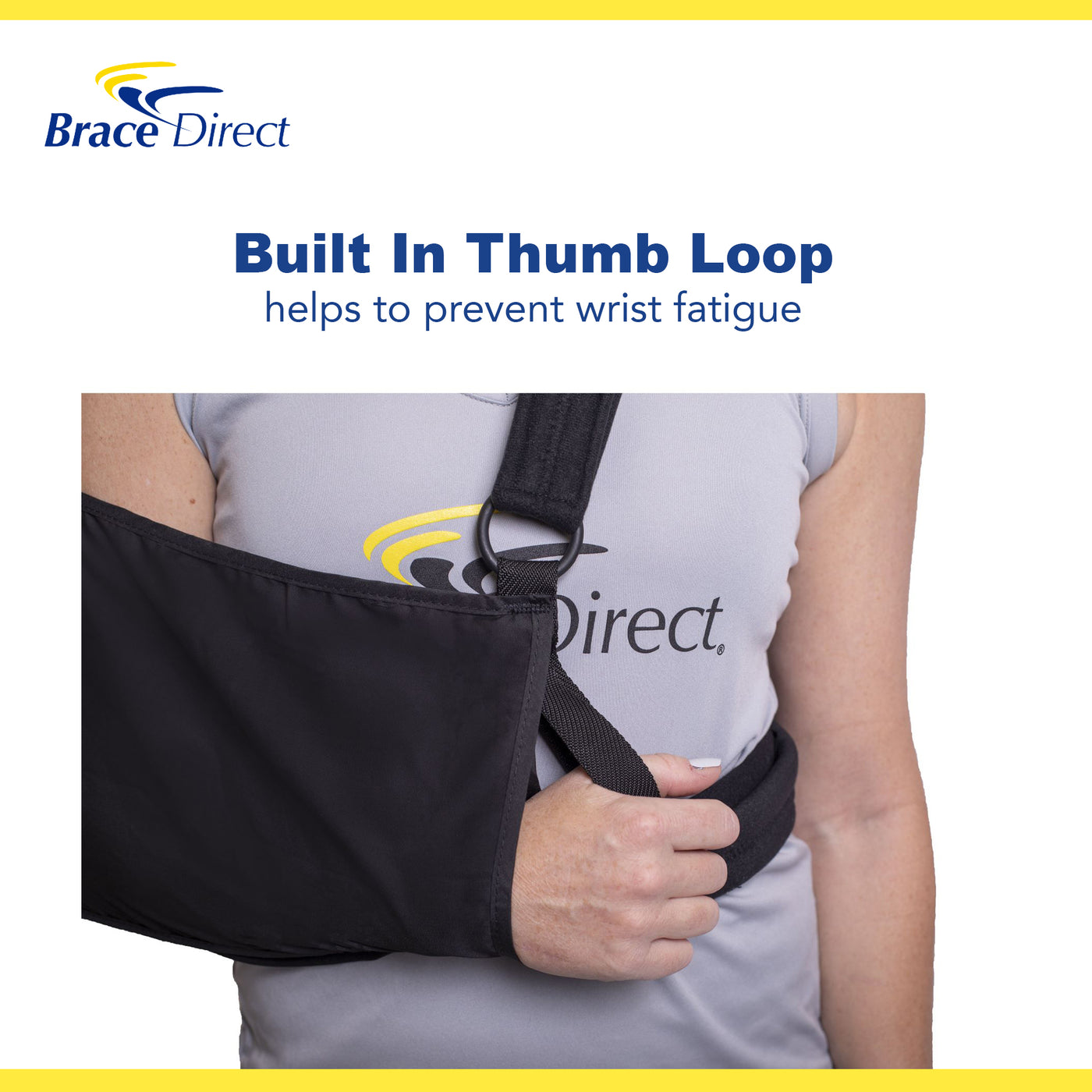 Brace Direct Deluxe Shoulder Immobilizer Arm Sling - Custom Comfort and ...