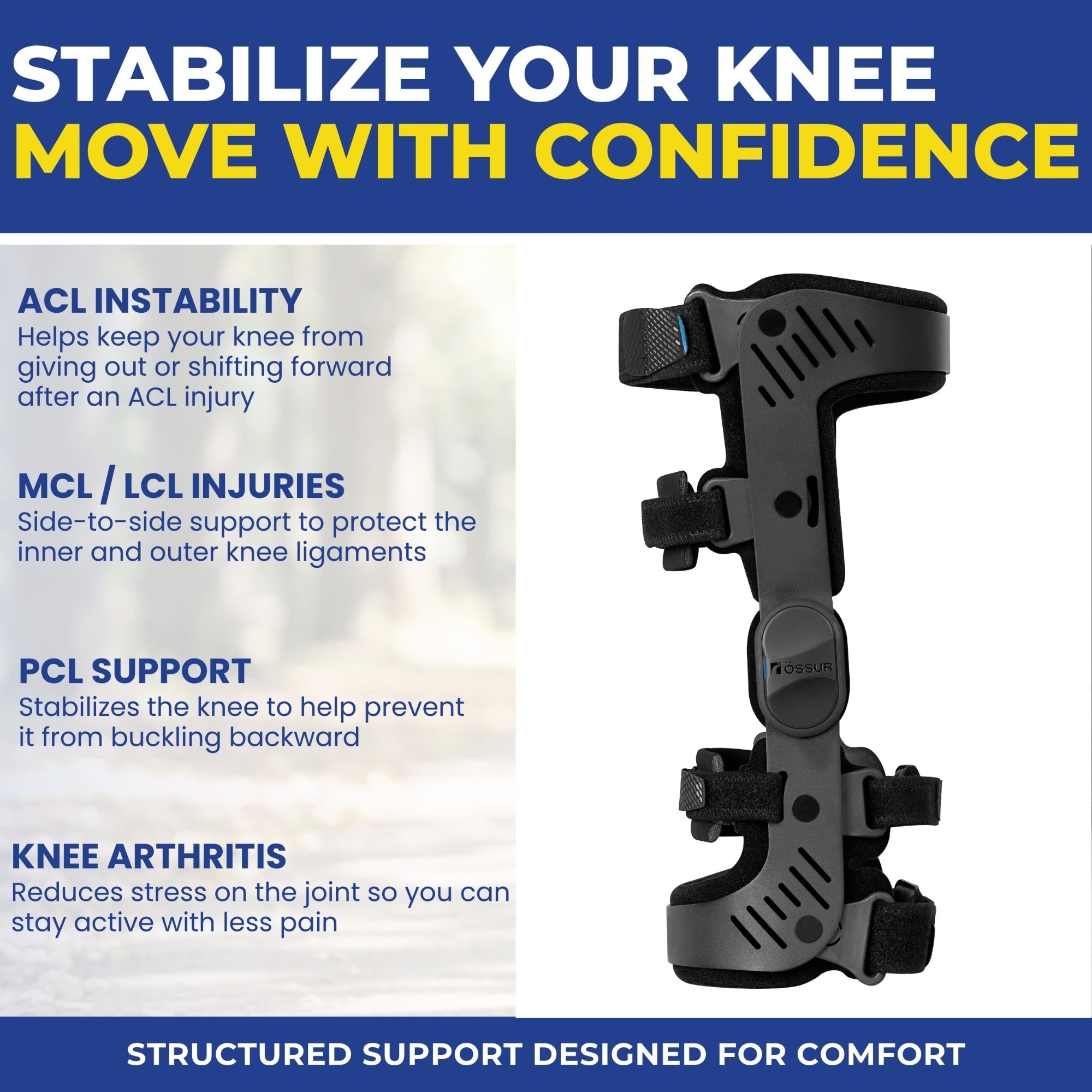 Ossur Rebound Dual ST Knee Brace | Brace Direct