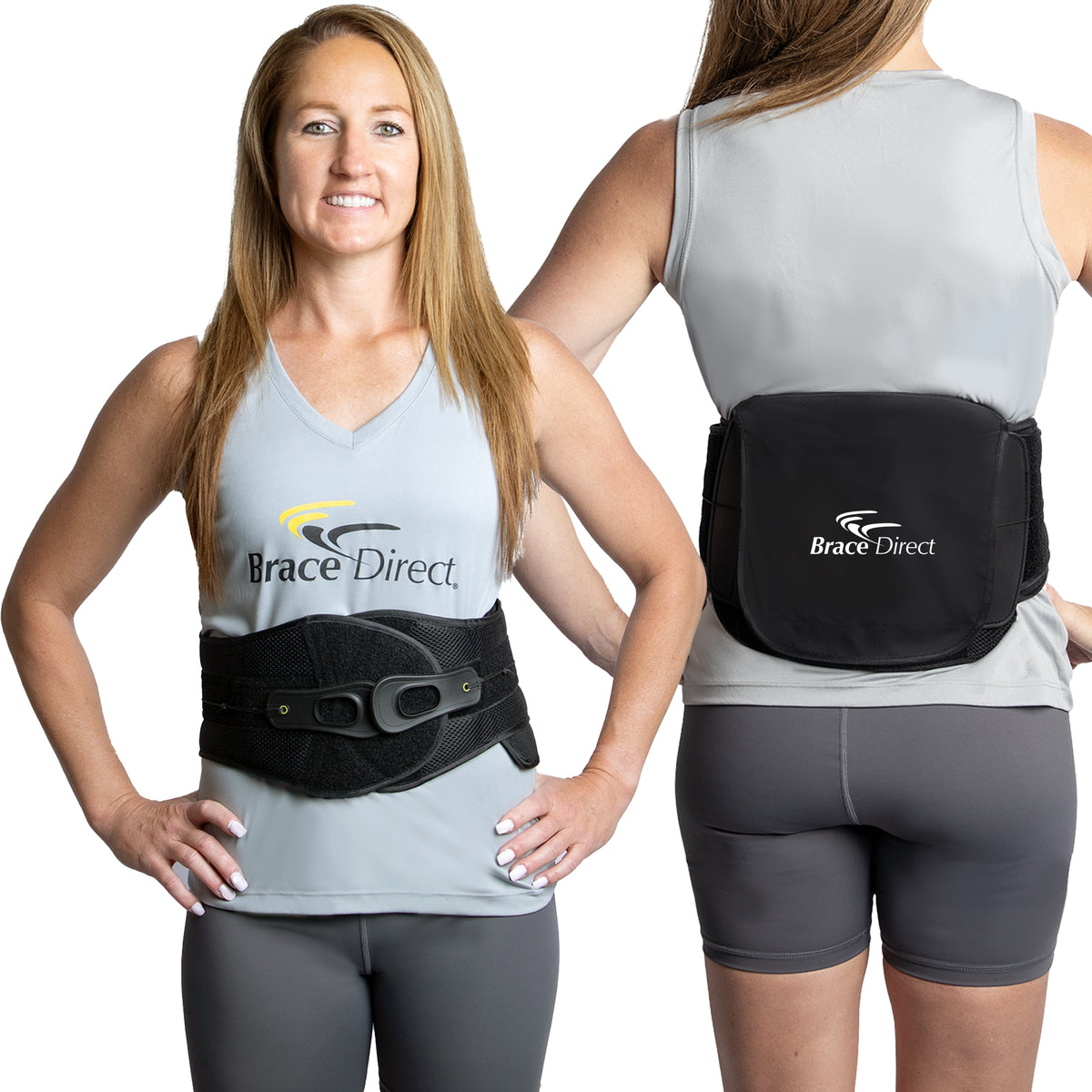 Brace Direct Lower Back Support Brace - Adjustable, Comfortable, and ...