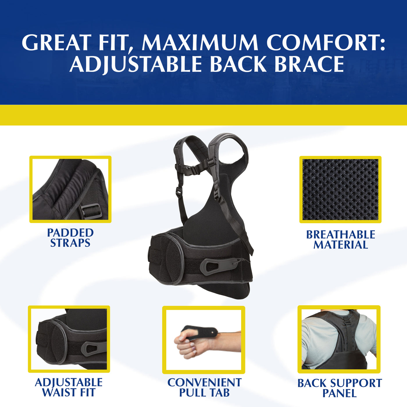 Best TLSO Back Brace for Posture & Back Pain Relief | Brace Align L0456 ...