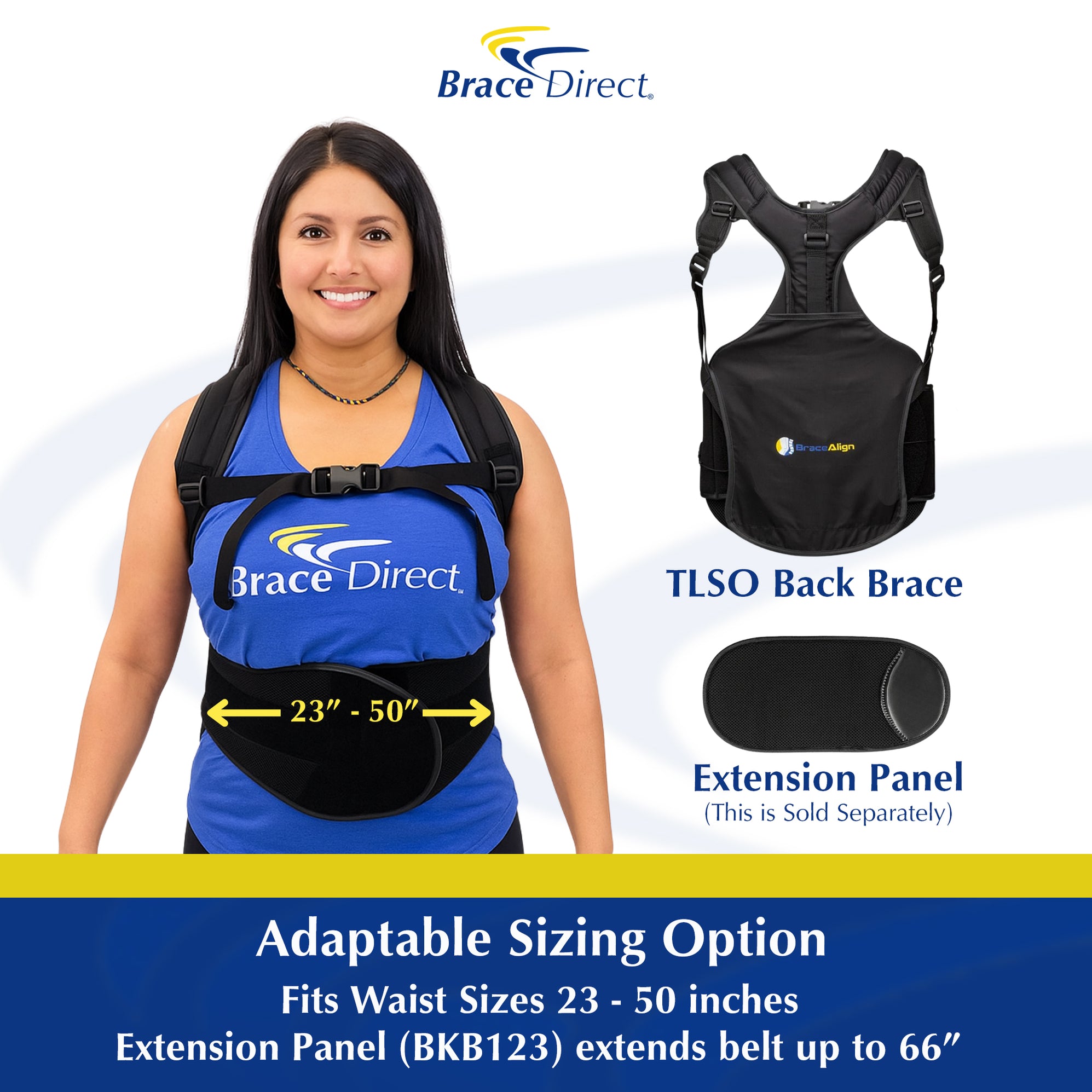 Best TLSO Back Brace for Posture & Back Pain Relief | Brace Align L0456 ...