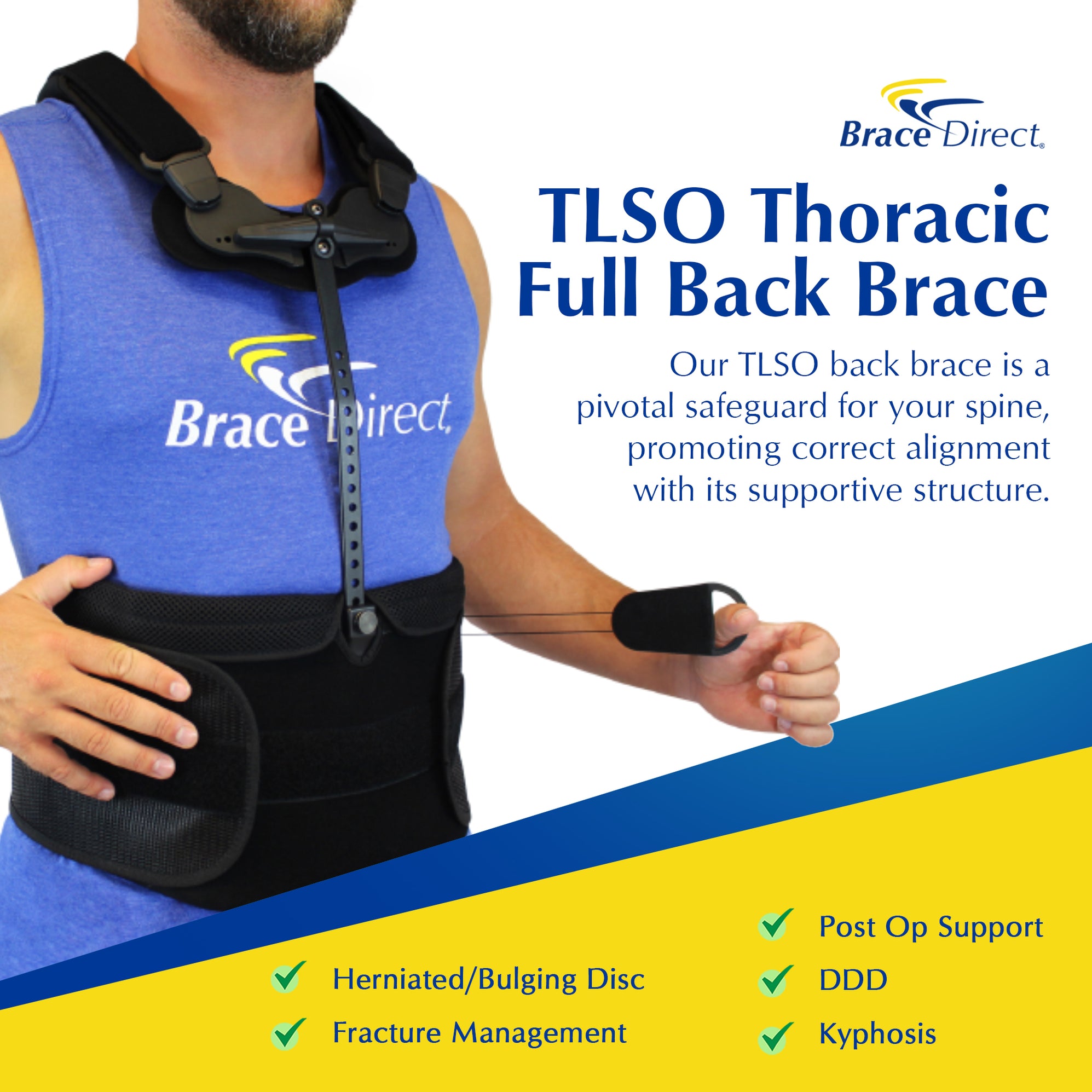 Brace Align TLSO Back Brace – Ultimate Solution for Back Pain, Posture ...