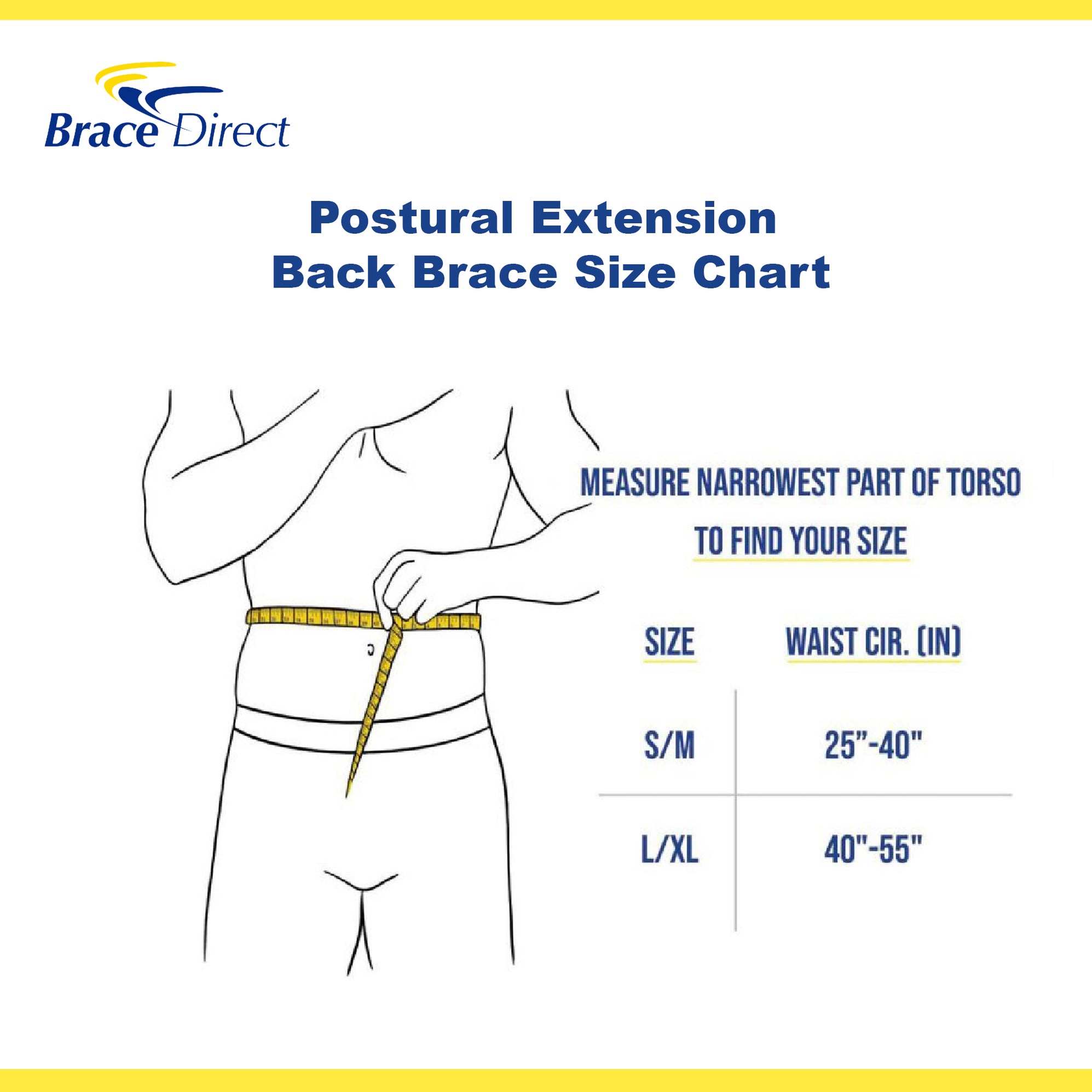 Brace Align TLSO Postural Corrector Back Brace - PDAC Approved Spine ...