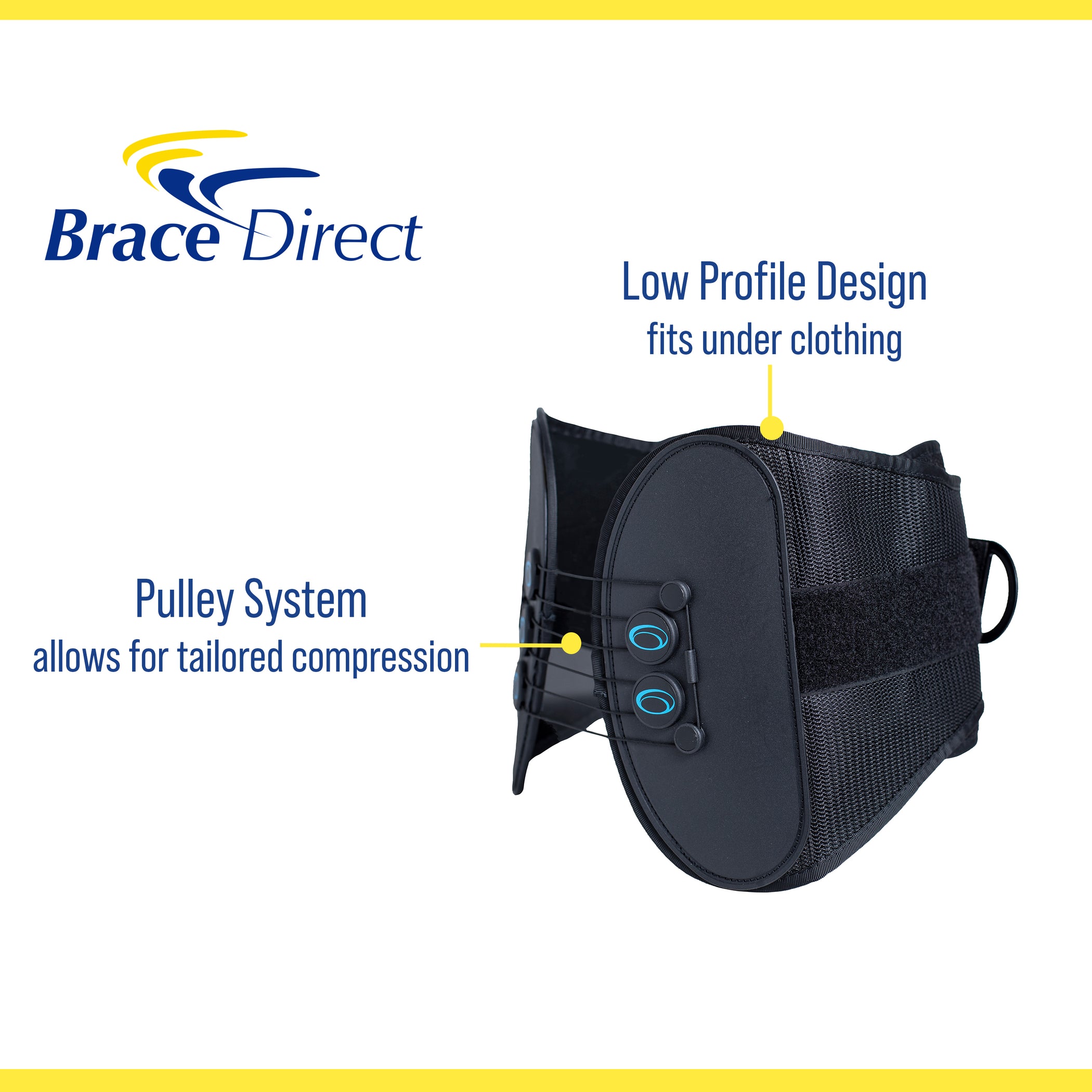 Brace Direct Low Profile Lumbar Support Brace - Comfort and Control for ...