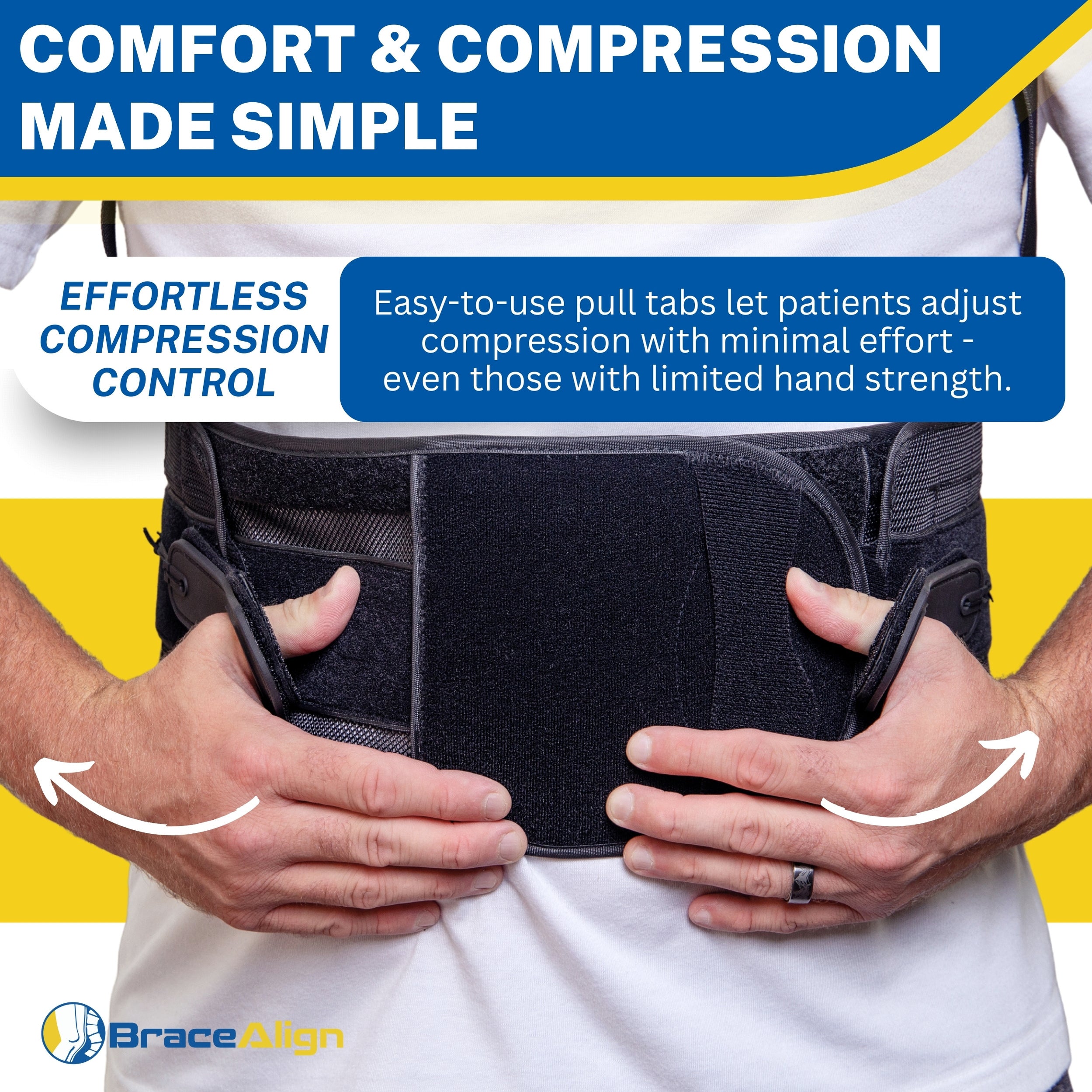 Brace Align ComfortCore TLSO Back Brace - Spinal Support for Kyphosis ...