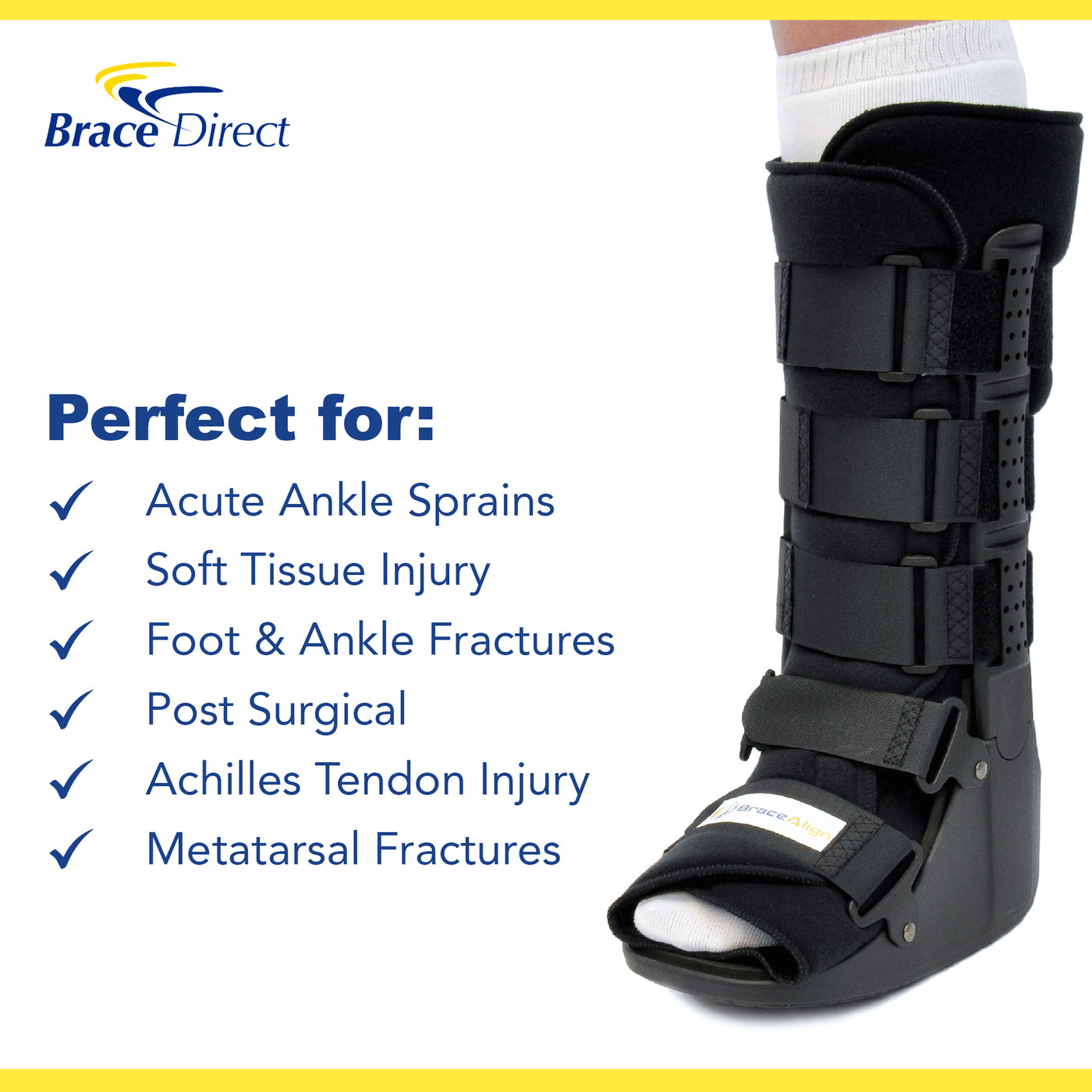 Best CAM Walker Boot | Brace Align CAM Walker Fracture Boot Tall L4386 ...