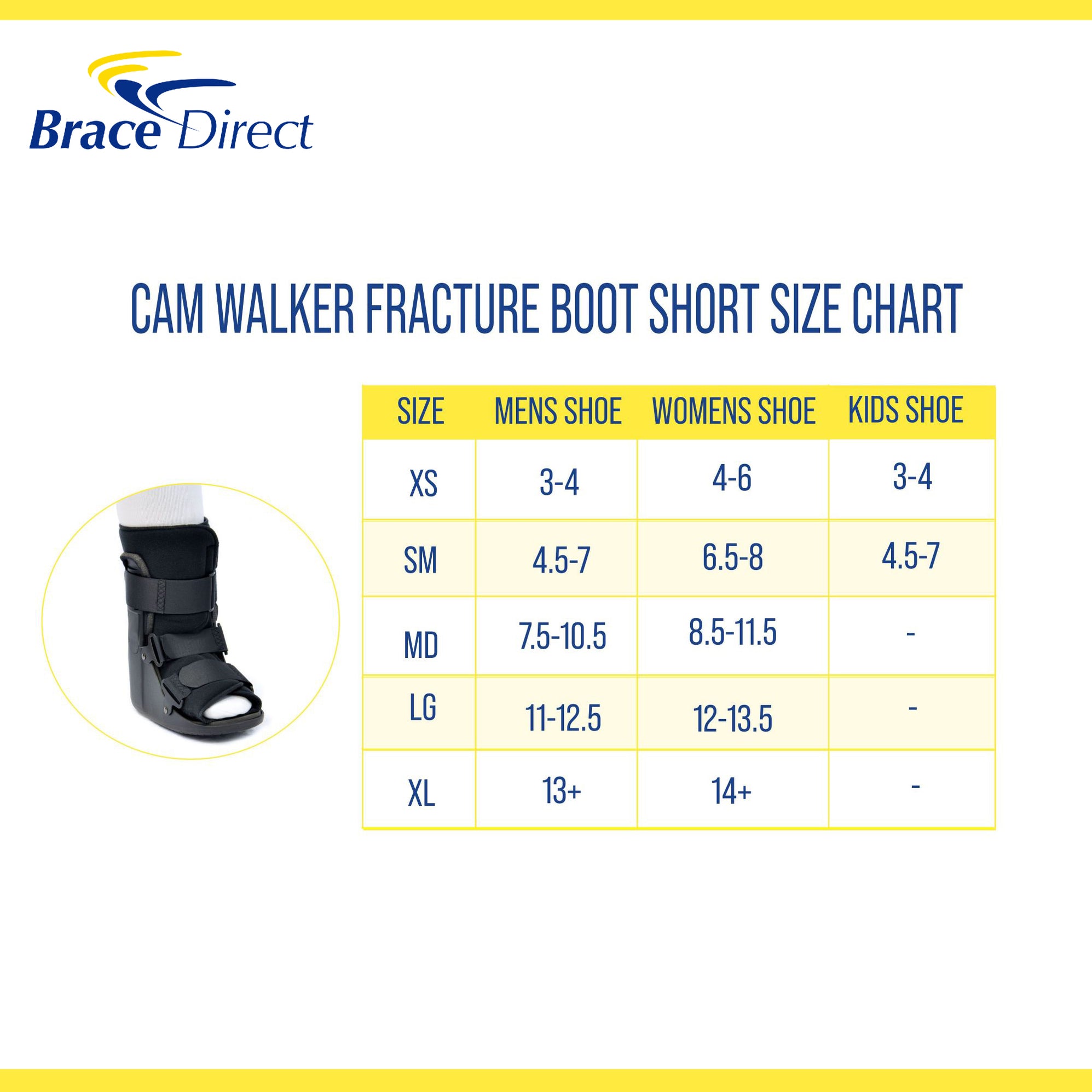 Best CAM Walker Boot | Brace Align CAM Walker Fracture Boot Short L4386 ...