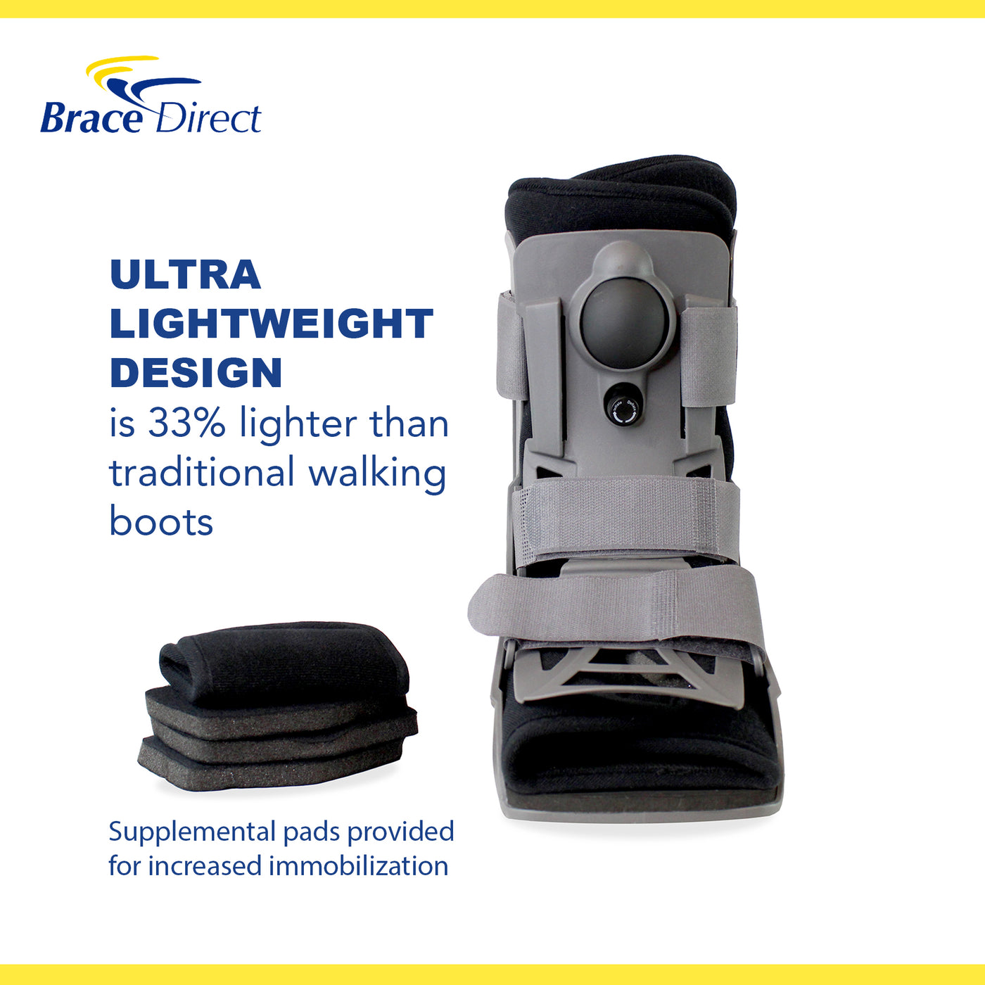 Brace Direct Short Full Shell Walking Boot – Optimal Support and ...