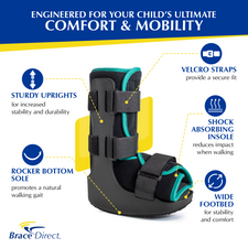 Best Kids Walking Boot | Brace Direct Pediatric Walker Fracture Boot ...