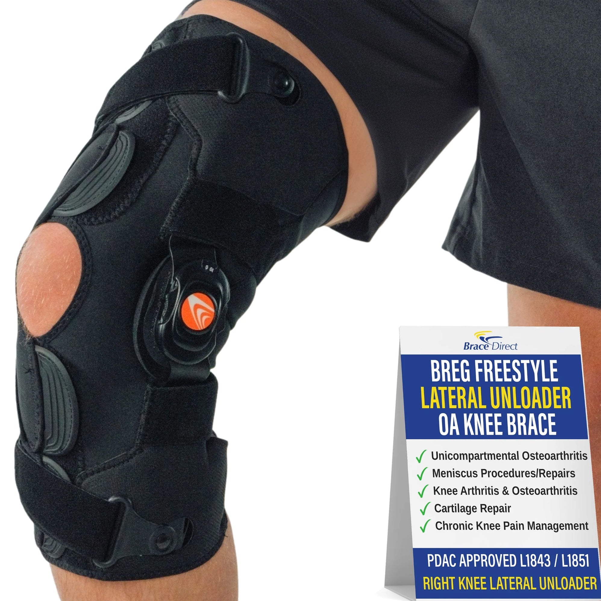 Best OA Unloader Knee Brace for Arthritis | Breg Freestyle OA Knee ...