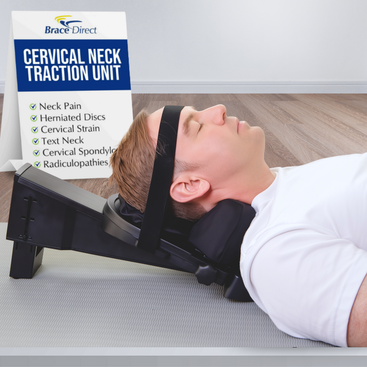 TheraHab Cervical Neck Traction Unit - Professional Neck Stretcher Device for Home Therapy ...