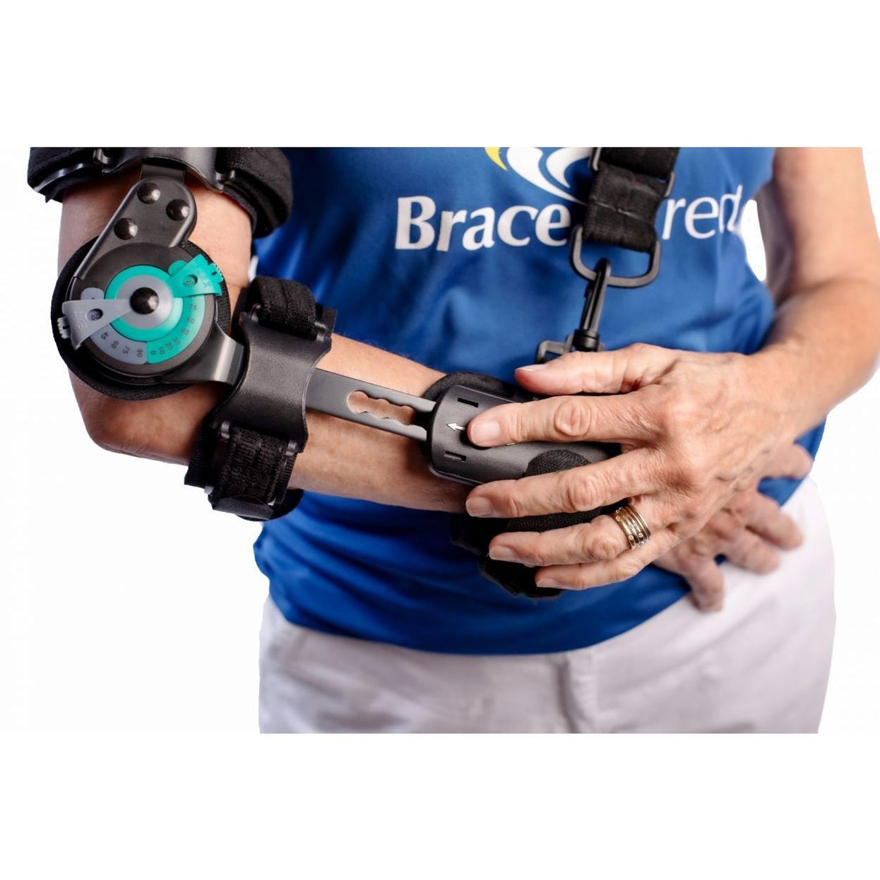 Brace Direct ROM Hinged Elbow Brace for Post-Op Elbow | BraceDirect.com