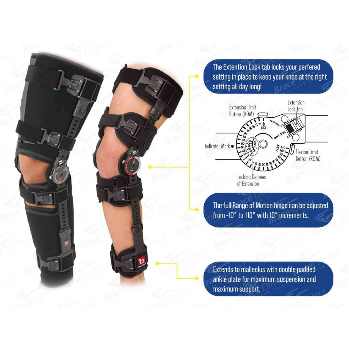 Bledsoe G3 Post-Op Knee Brace by Breg — Brace Direct