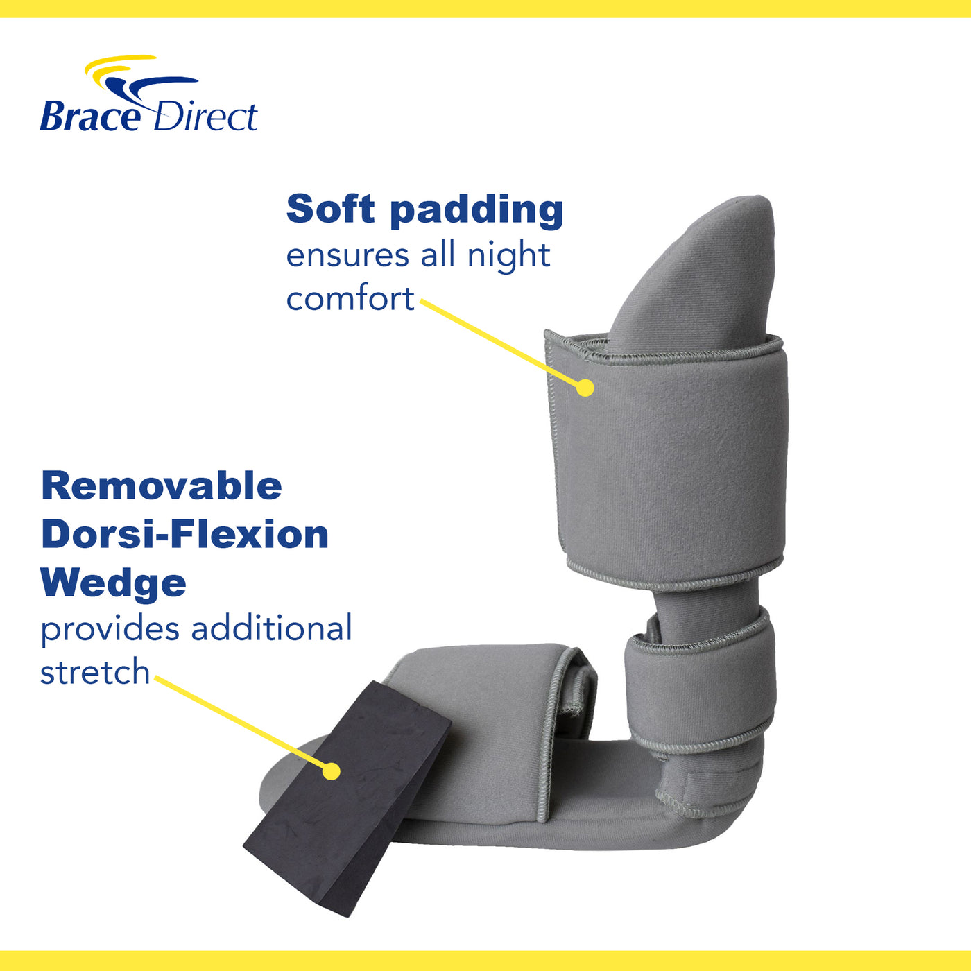 Brace Align 90 Degree Night Splint: Ultimate Foot Pain & Plantar ...