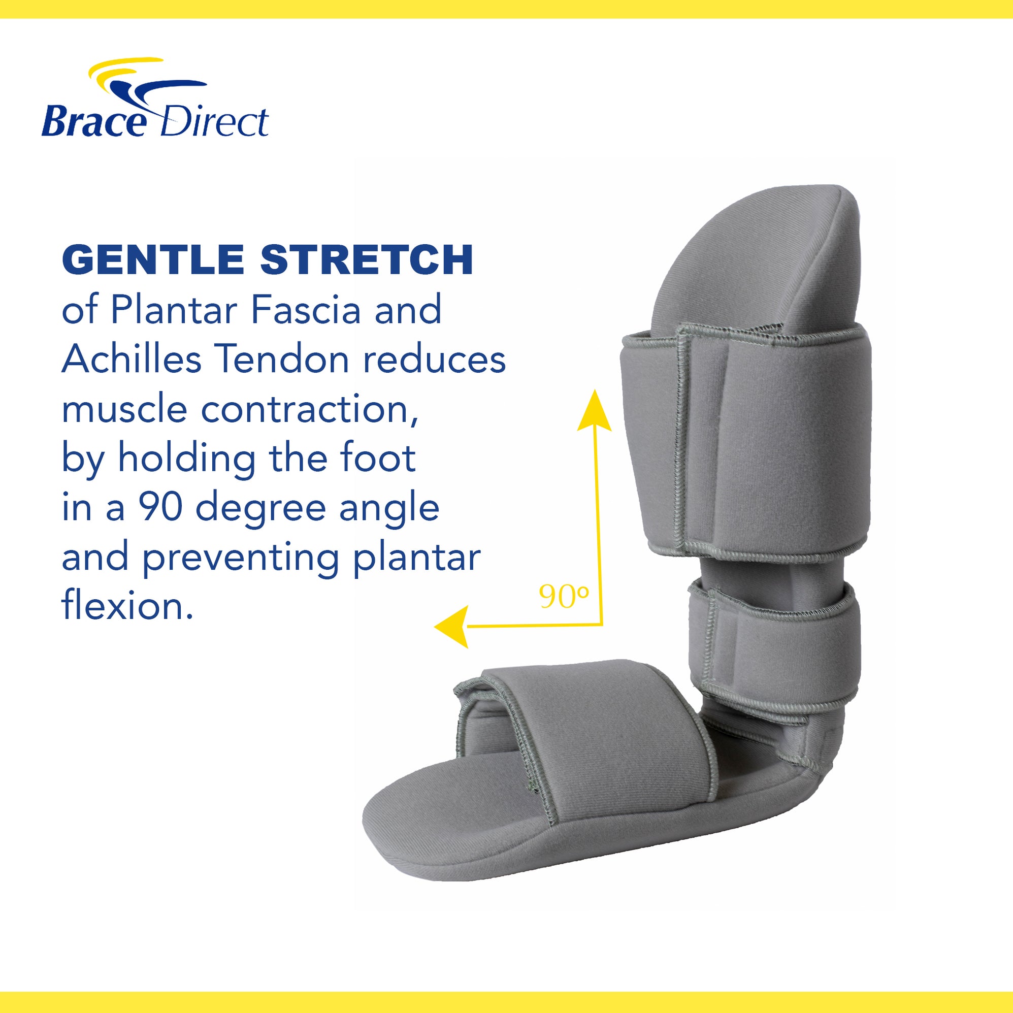 Brace Align 90 Degree Night Splint: Ultimate Foot Pain & Plantar ...