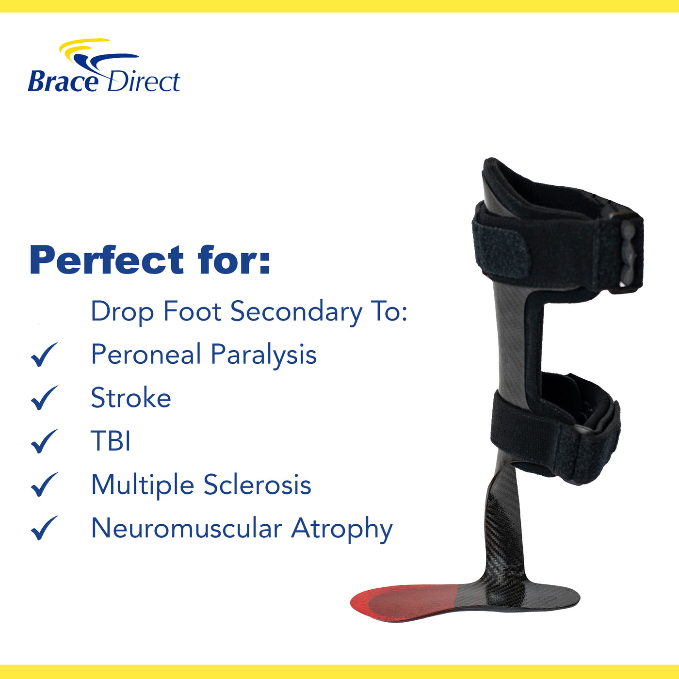 Best AFO Brace for Foot Drop | Elite Pro Rehabilitator AFO L1932 ...
