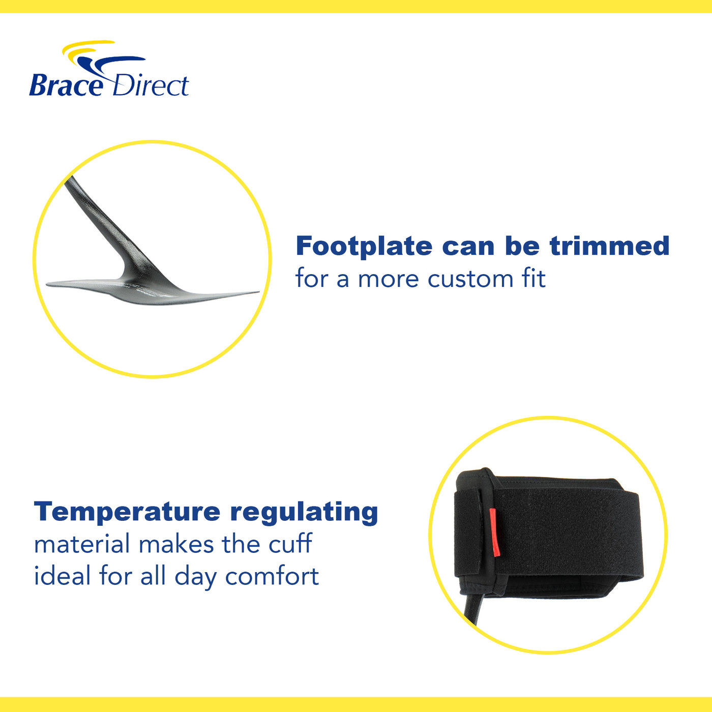 Dynamic AFO for Foot Drop & Ankle Stability | WalkOn Flex AFO L1951 ...