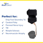 Best Pediatric AFO Brace for Foot Drop | Reaction Junior Carbon Fiber ...