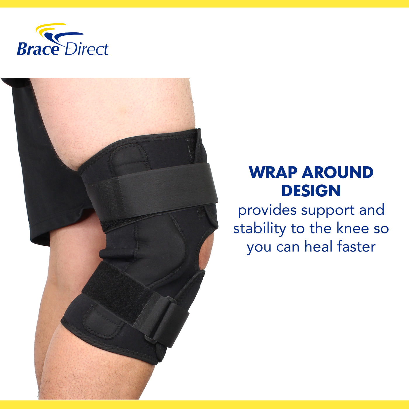 Brace Direct Internal Deluxe Knee Brace with Hinge – Superior Knee ...