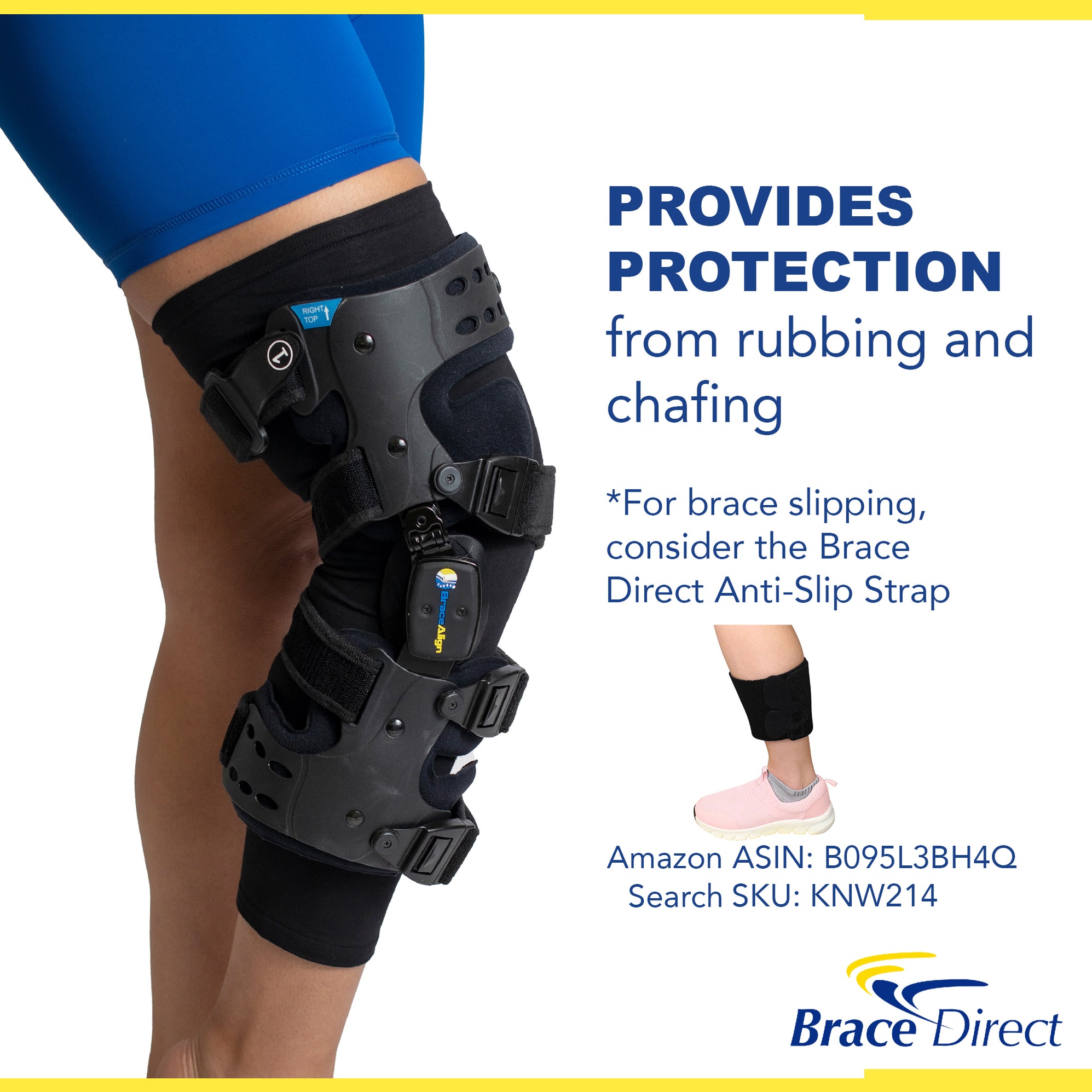 Brace Align - Non-Slip, Comfortable Knee Brace Undersleeve — Brace Direct