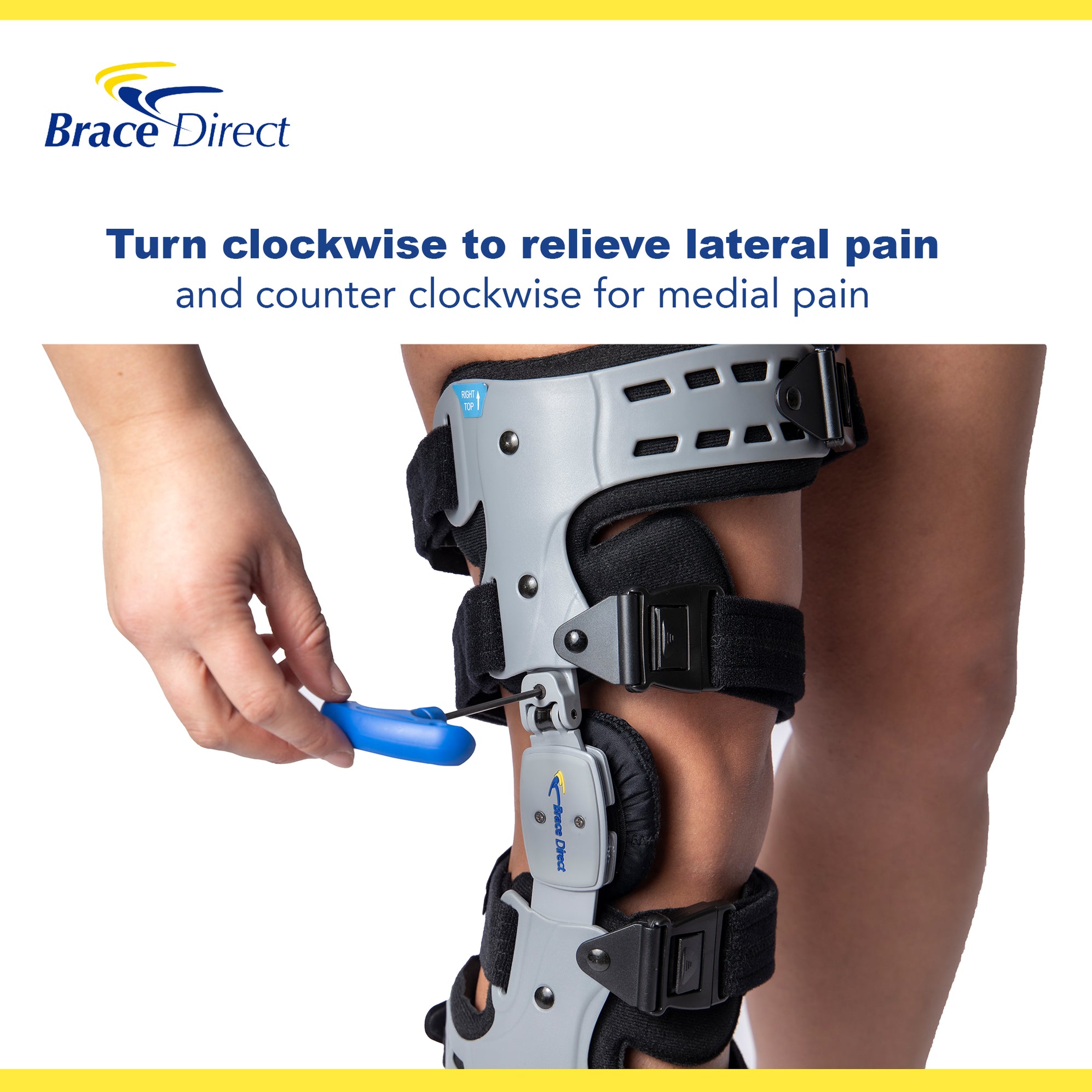 Osteoarthritis Unloader Knee Brace | Lightweight and Comfortable ...