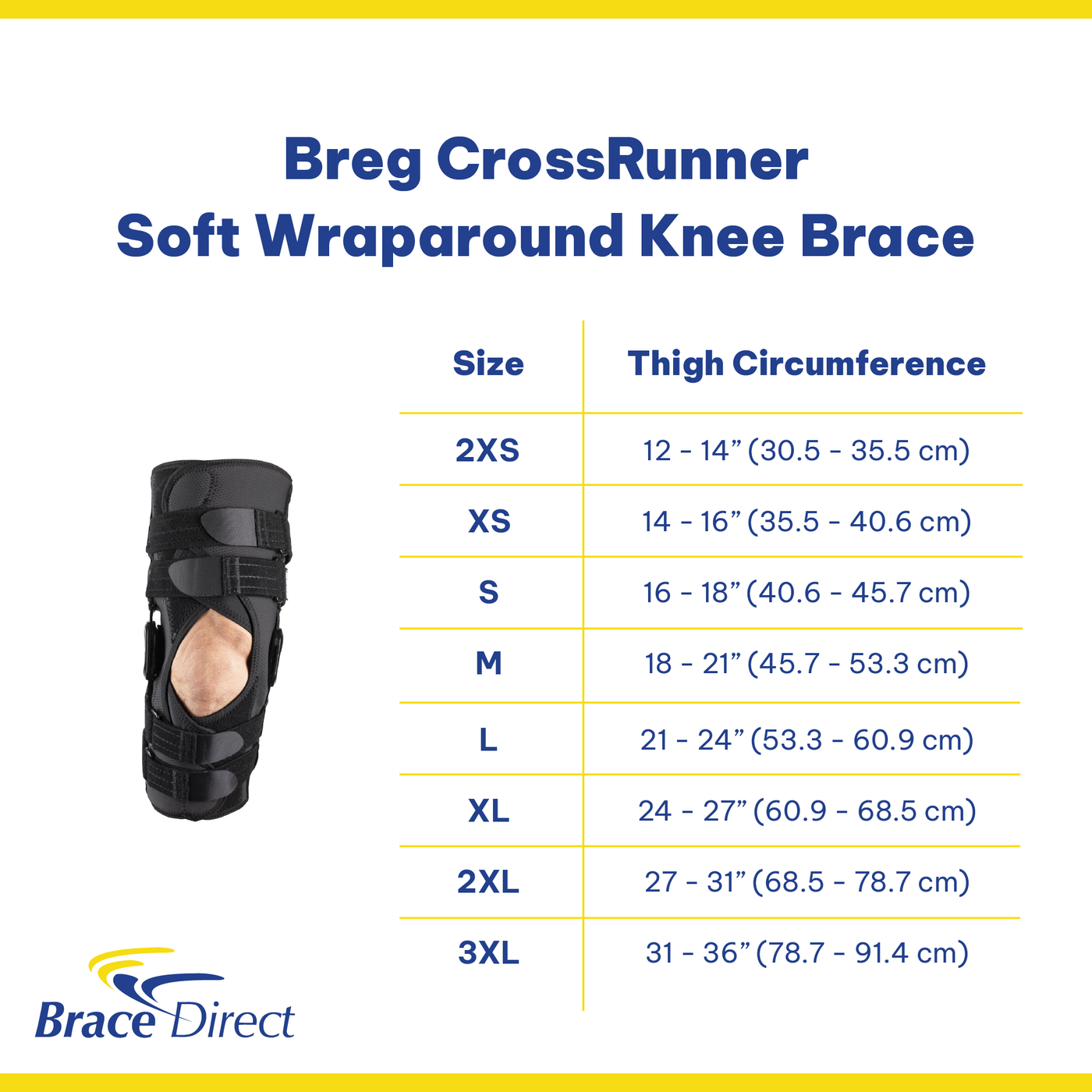 Best Knee Brace for Ligament Instabilities | Breg CrossRunner L1832 ...