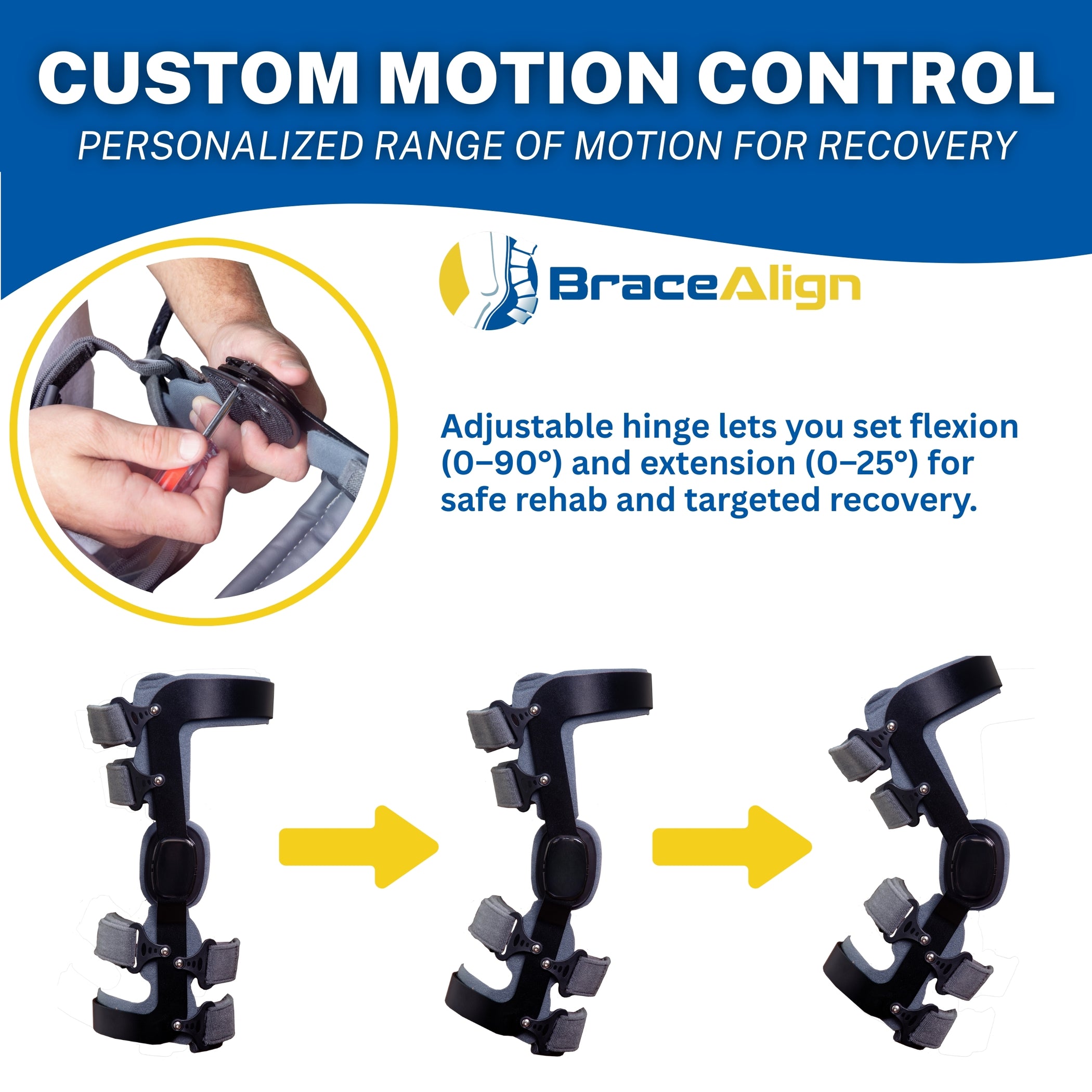 Brace Align Apex ACL Stabilizer Knee Brace - Double Upright Ligament ...