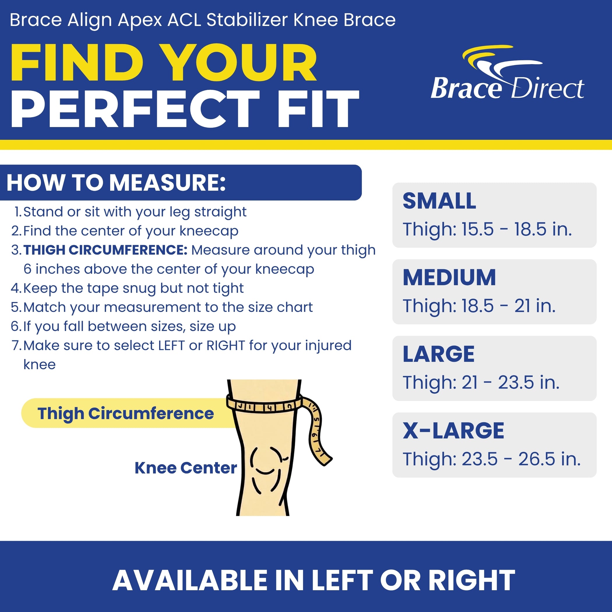 Brace Align Apex ACL Stabilizer Knee Brace - Double Upright Ligament ...