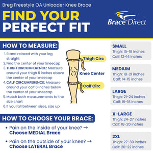 Best OA Unloader Knee Brace for Arthritis | Breg Freestyle OA Knee ...