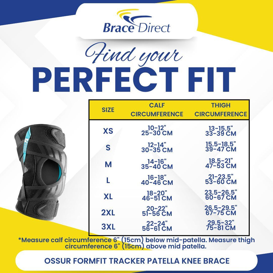Ossur Formfit Tracker Patella Knee Brace - Custom Fit Support for ...