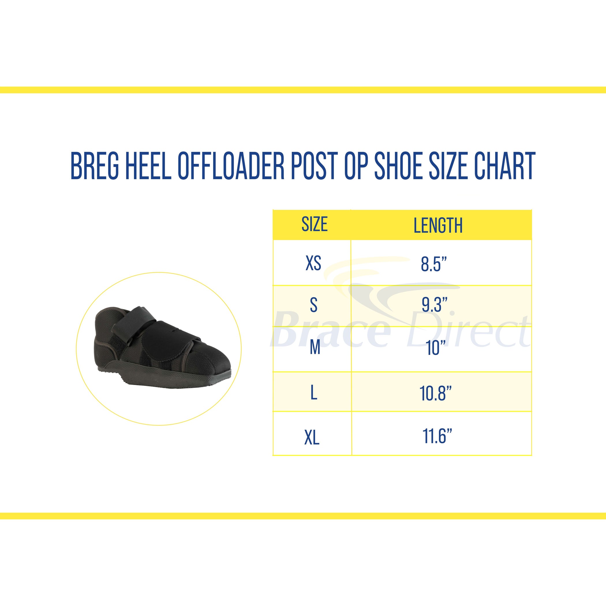 Best Post Op Shoe for Heel Conditions | Breg Heel Offloader L3260 ...