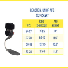Best Pediatric AFO Brace for Foot Drop | Reaction Junior Carbon Fiber ...