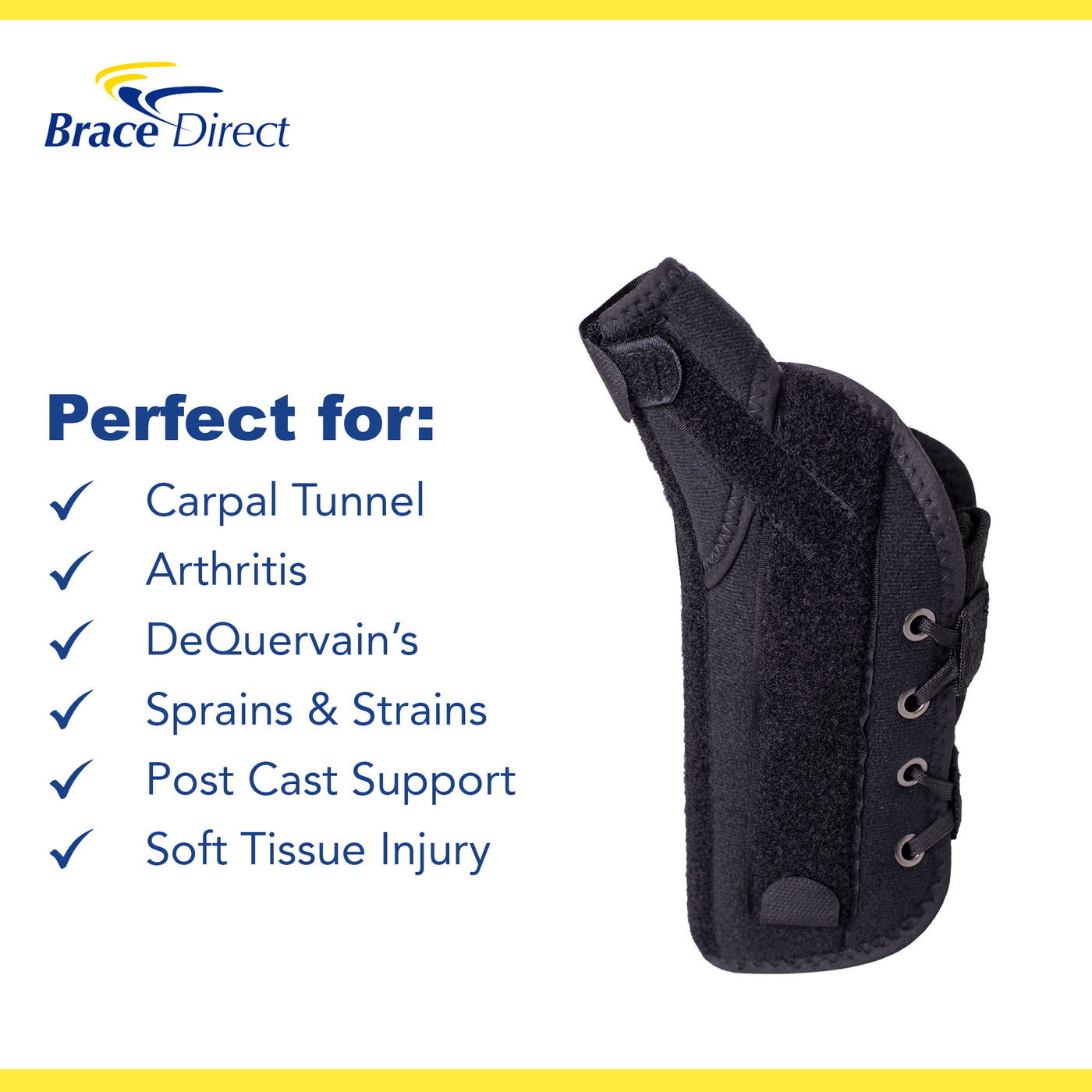 Brace Align Wrist and Thumb Spica Brace - Optimal Support PDAC Approved ...
