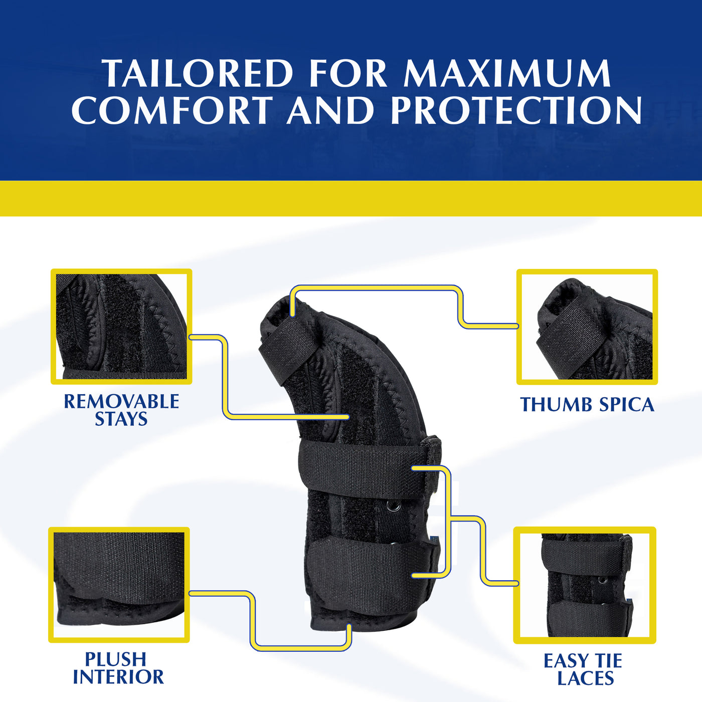 Brace Direct Pediatric Wrist Splint & Thumb Spica - Comfort and Support ...