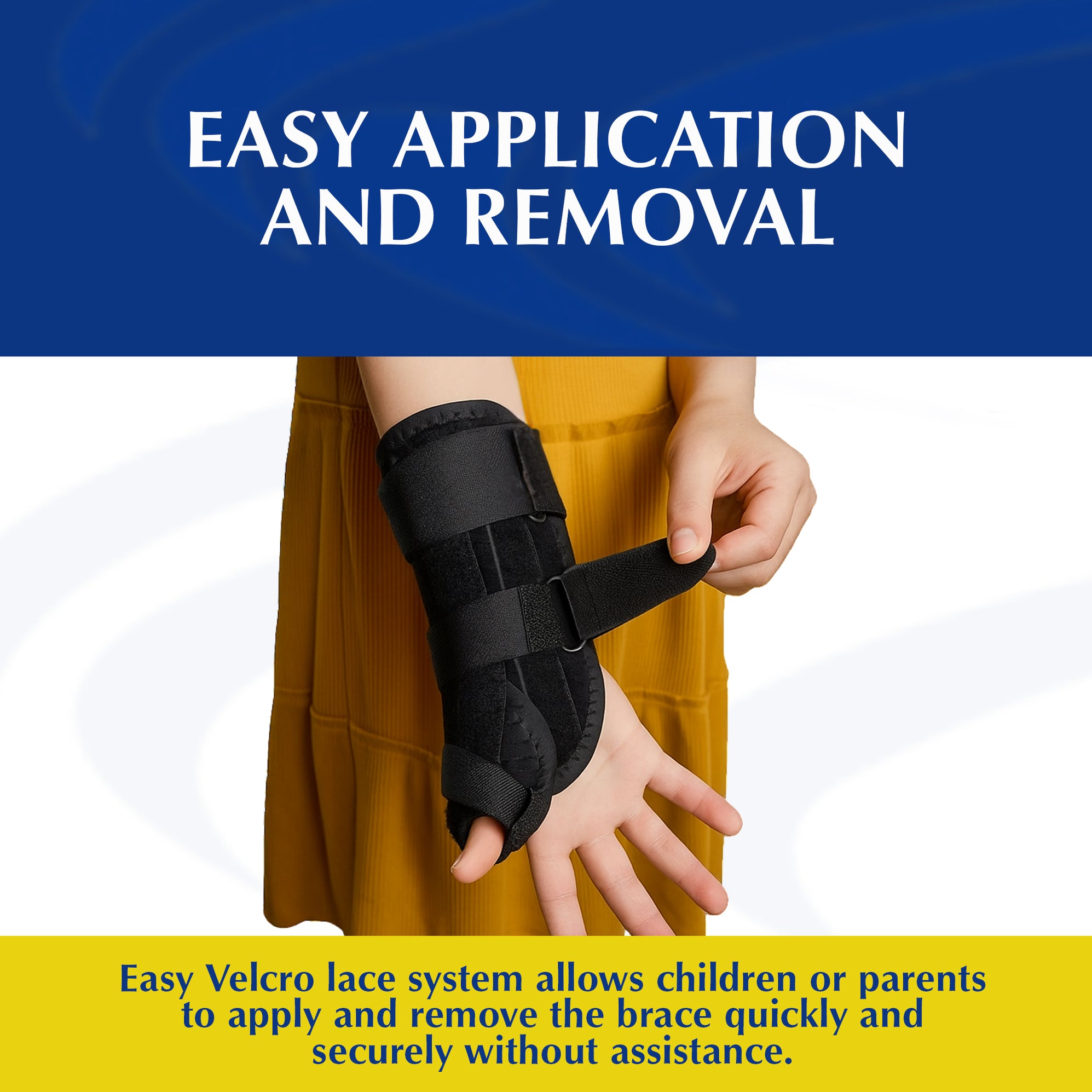 Brace Direct Pediatric Wrist Splint & Thumb Spica - Comfort and Support ...