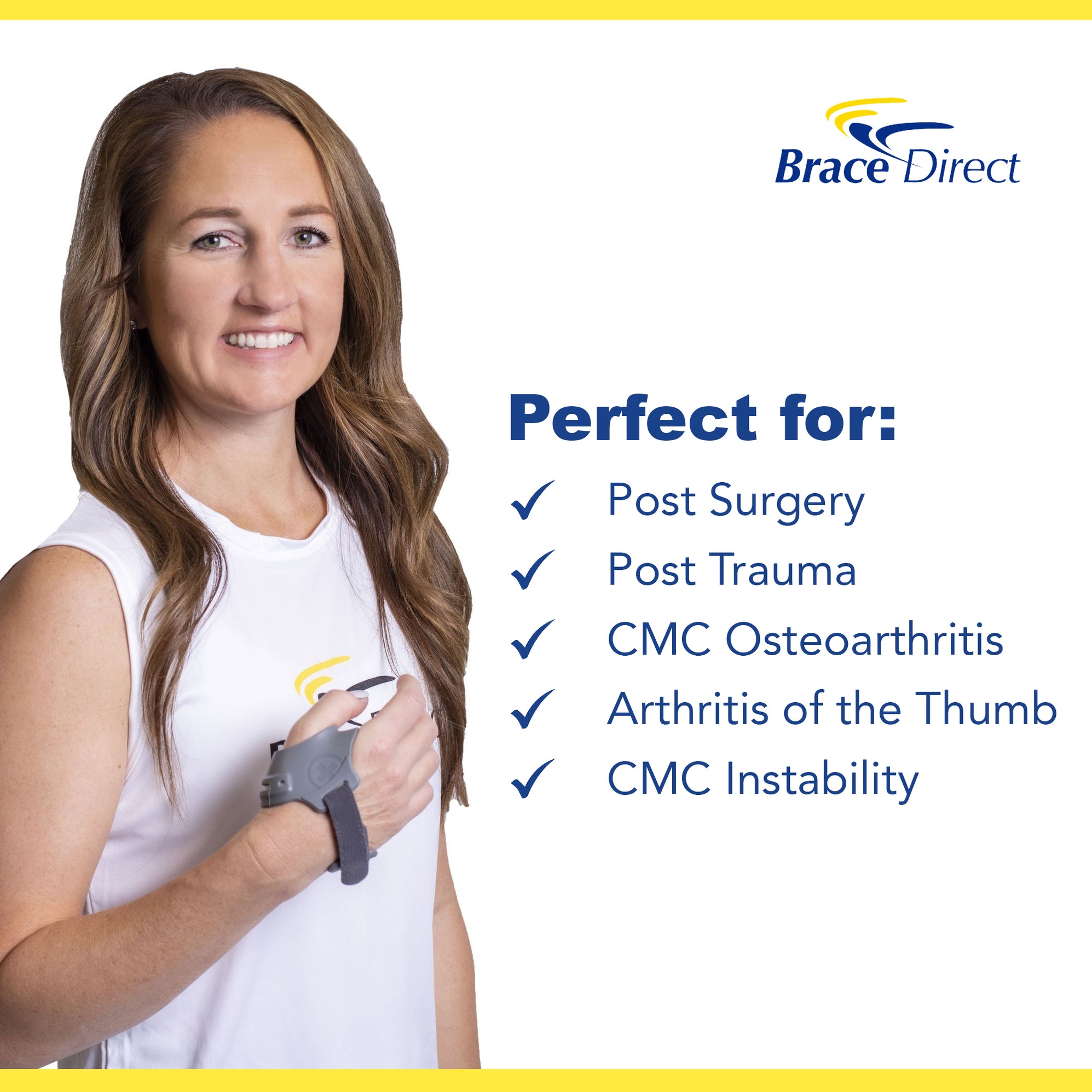 Bort by Brace Direct CMC Osteoarthritis Thumb Brace- Stabilizing CMC ...