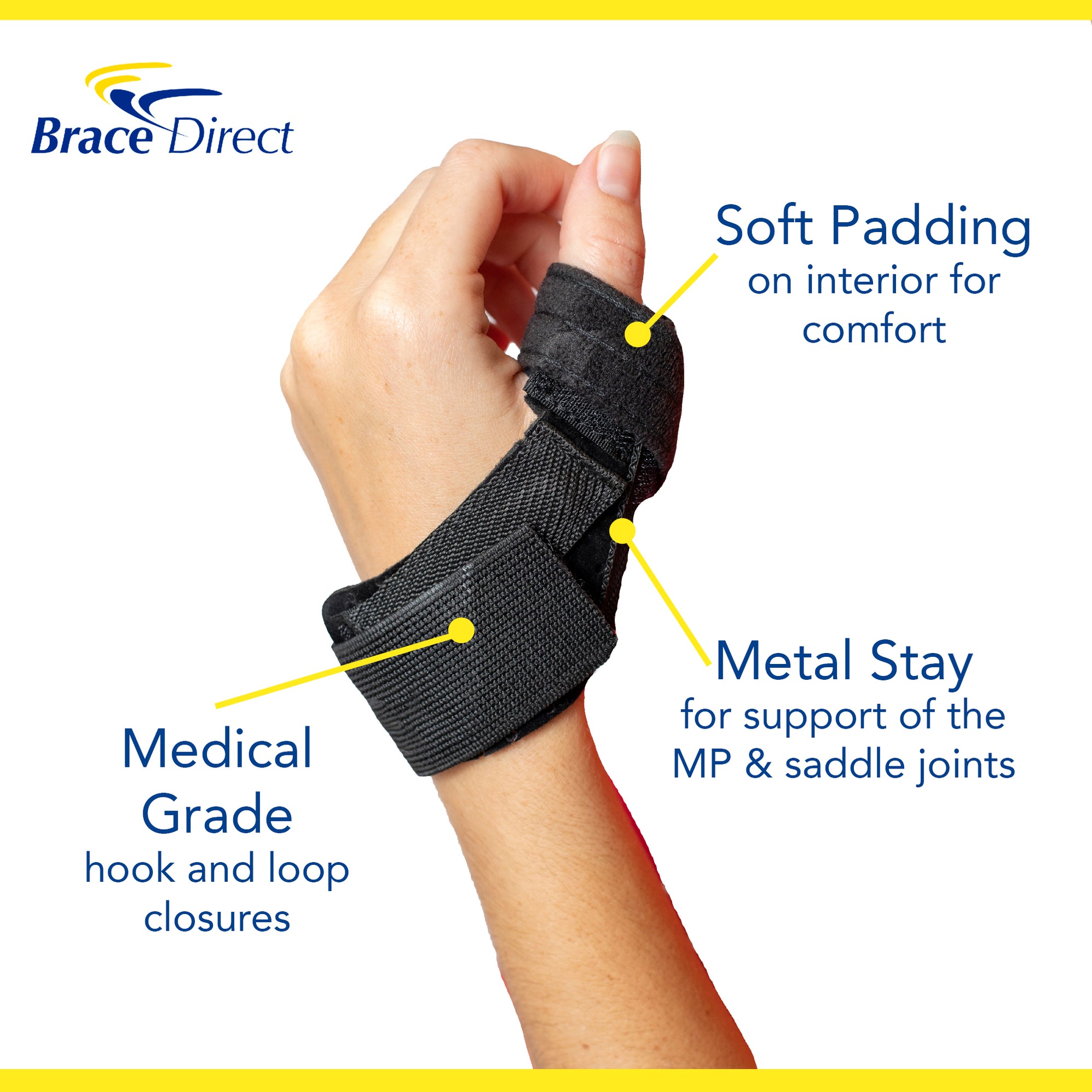 Brace Align Mini Thumb Spica Splint L3924: Optimal Thumb Immobilization ...